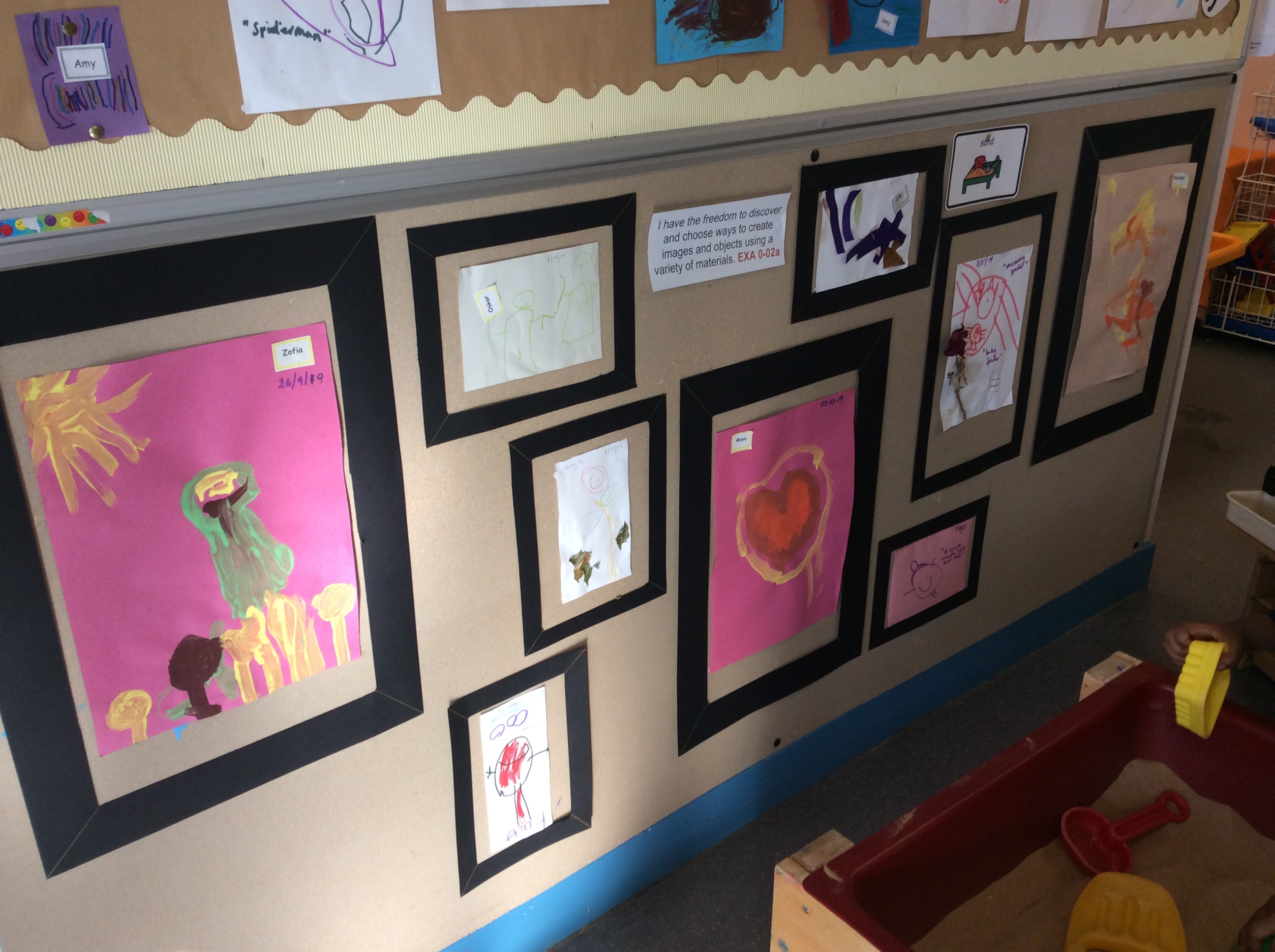 Nursery is ‘BIG’ on displaying childrens work. – St David's R.C ...